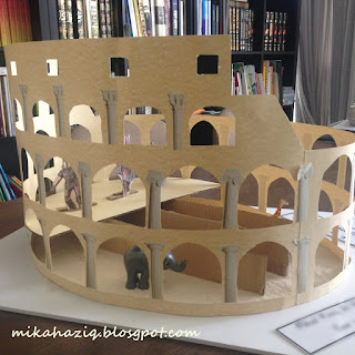 mikahaziq: Easy Colosseum Project For Kids