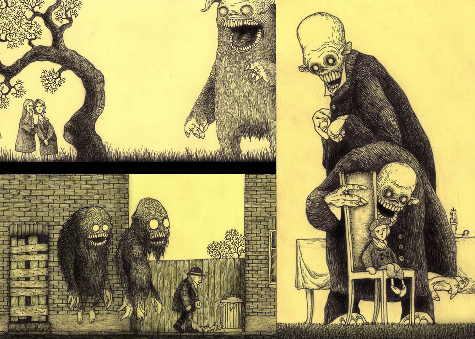 I am Davidj: Post-It Monsters