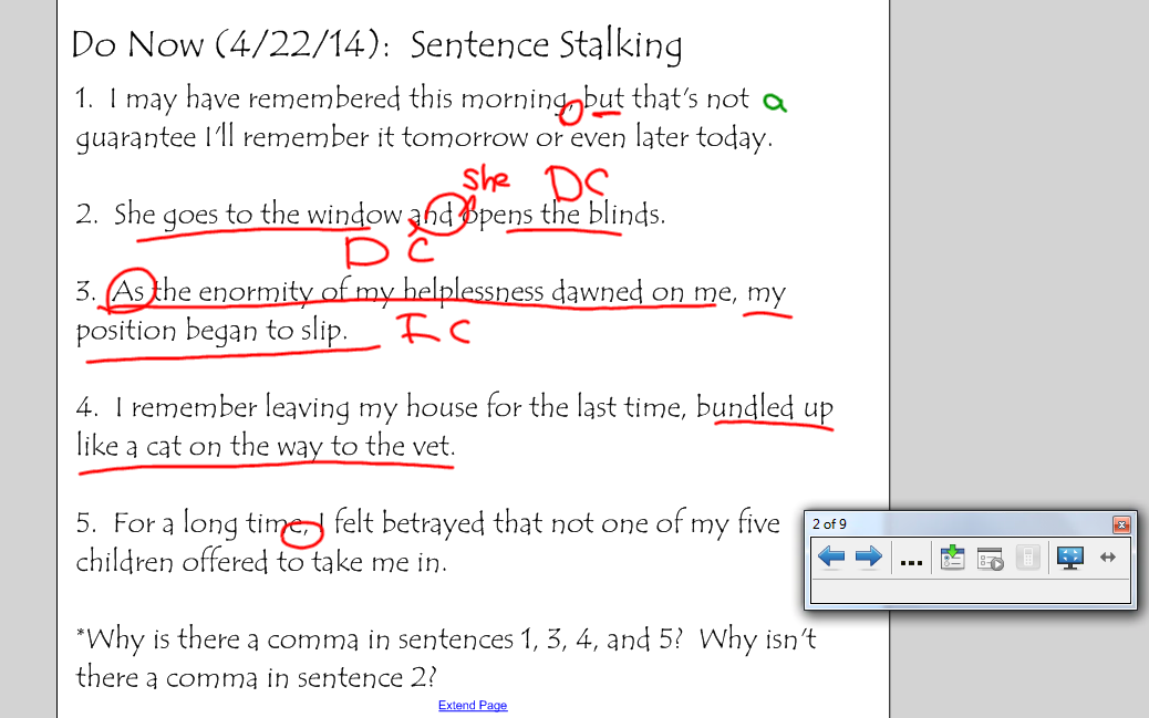Interactive Vocabulary and Interactive Edit Examples Connected Through ...