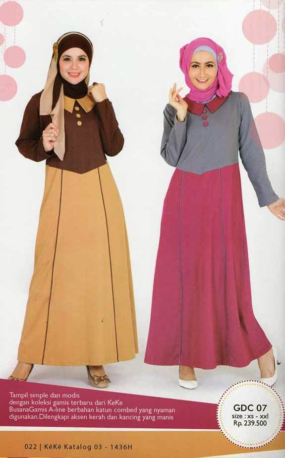 GDC 07 Gamis wanita - Toko Busana Muslim | Keke Collection