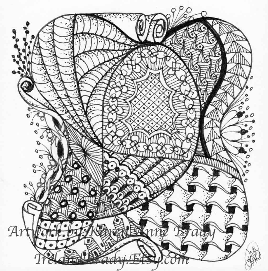 IrelandBrady - Musings To Ponder: "Zentangle Tiles"