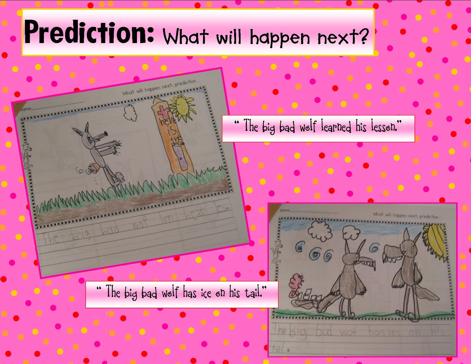 Kindergarten Crayons: Loving That Big Bad Wolf! Writing In Our Room