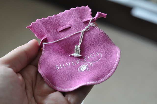 Now Wearing: The Silver Fig Hummingbird Necklace – Emily Jane Johnston