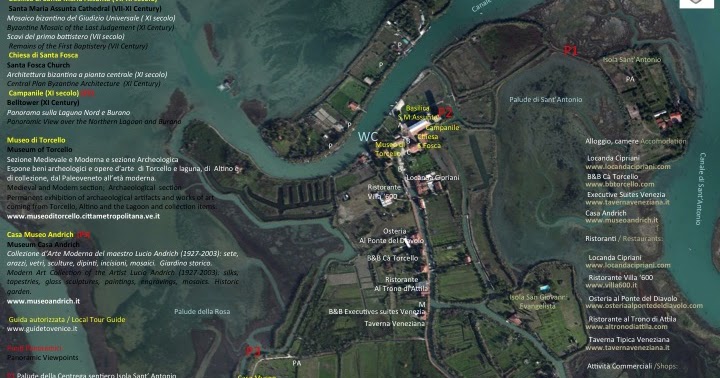 Torcello: Mappa di Torcello