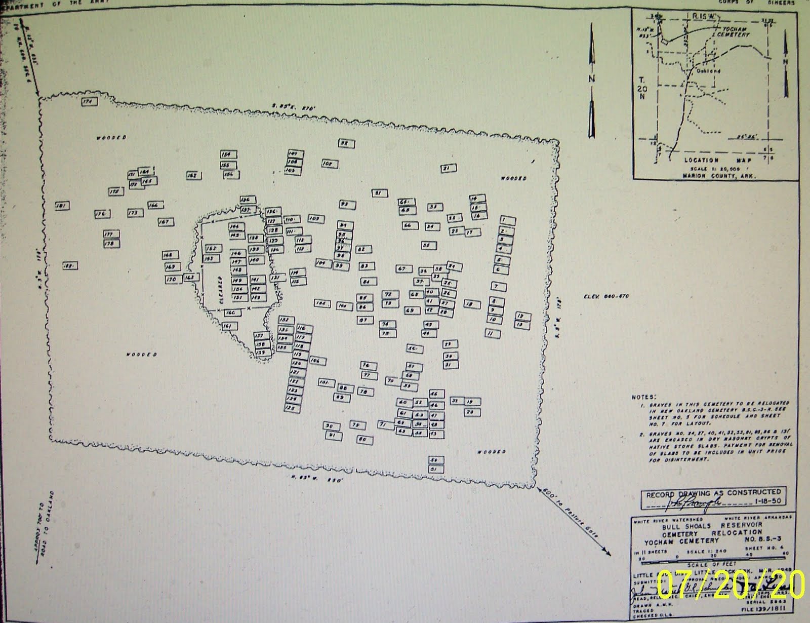 Cemeteries of Baxter County, AR: Oakland Cemetery relocated to State ...