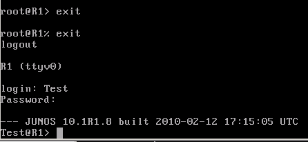 Networking Experiments: JUNOS Basics - Part 1