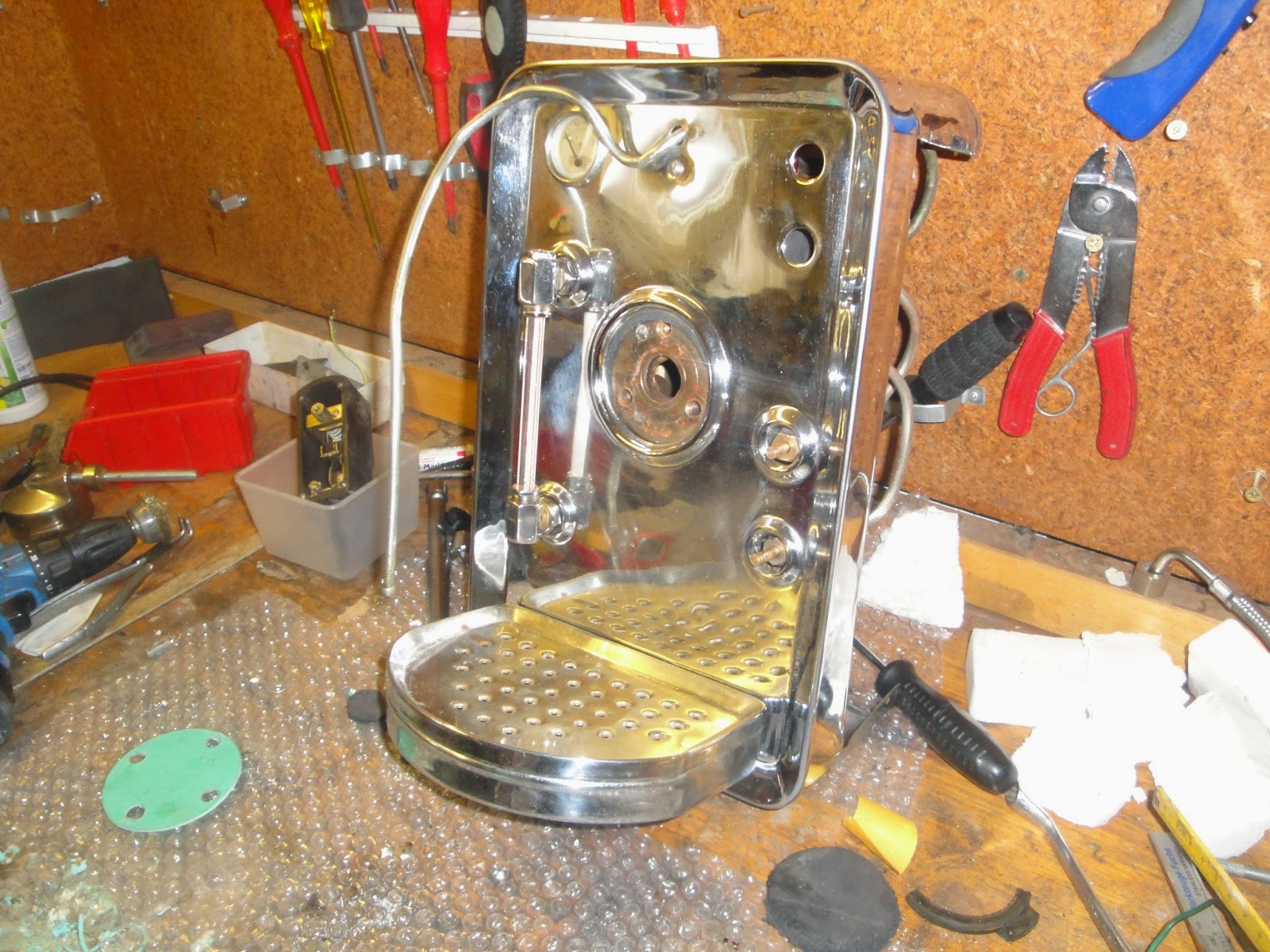 Caffé Maschinen aus allen Zeiten Vintage und Neuzeit: Lever Machine for ...