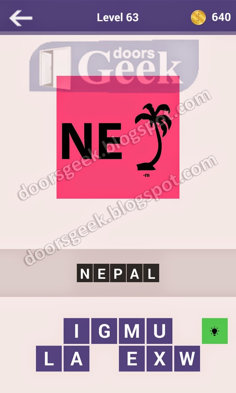 Fun Ways to Think - Places - Level 63 ~ Doors Geek