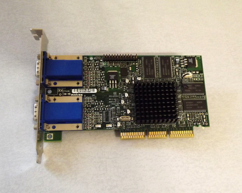 Sold - Matrox G45+MDHA32DB Dual Output VGA Graphics Card - £15 ~ One ...