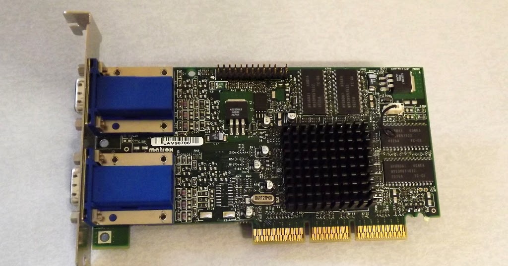 Sold - Matrox G45+MDHA32DB Dual Output VGA Graphics Card - £15 ~ One ...