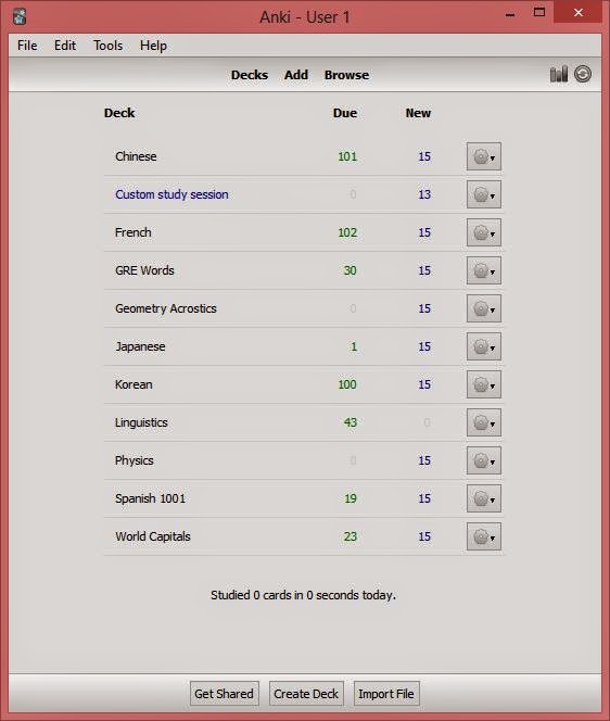 Las clases de español del Sr. Best: Anki