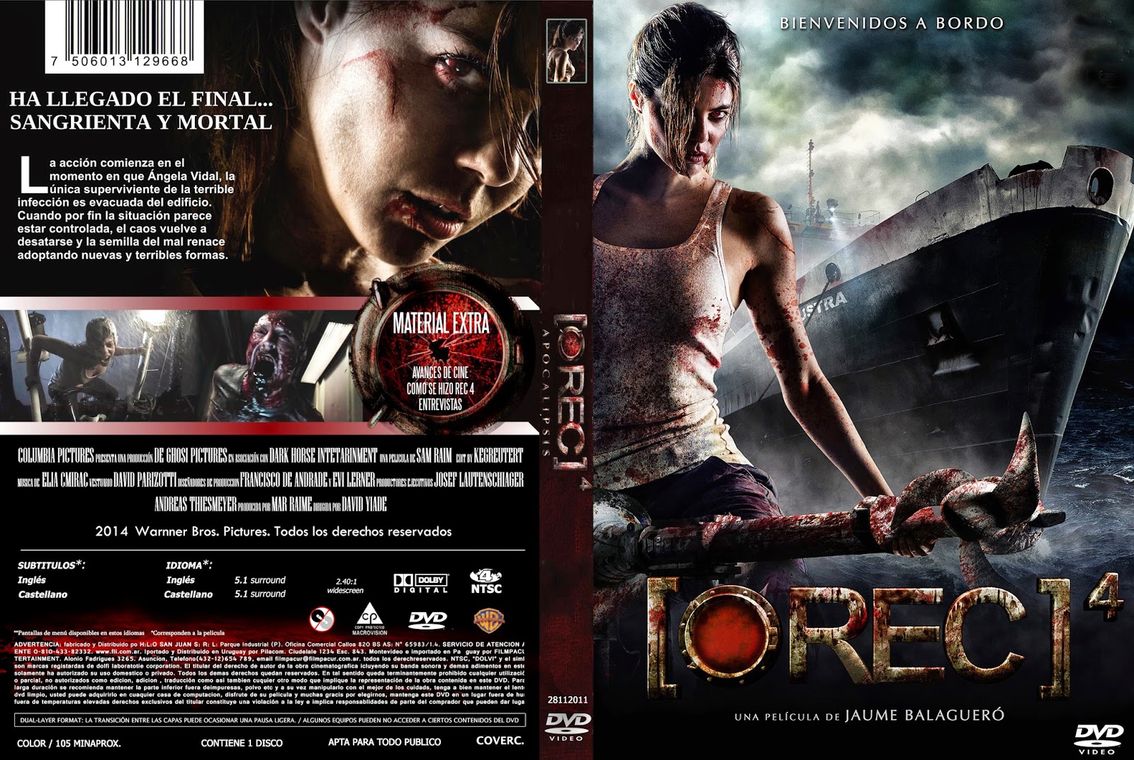 COVERCARATULAS DE DVD - CD COVERCREATORS: REC 4 COVER DVD 2014