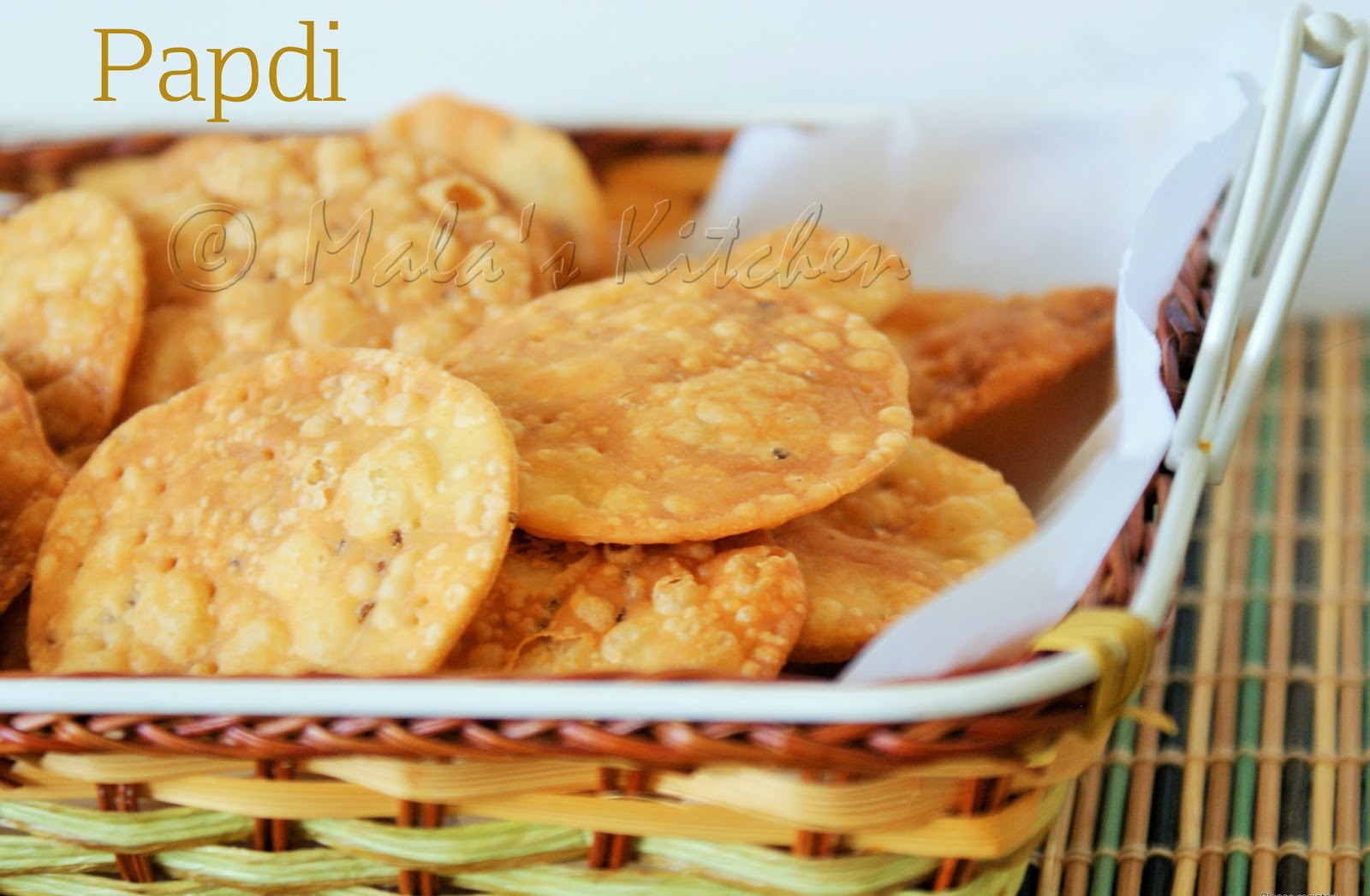 PAPDI CHAAT - Malas-Kitchen