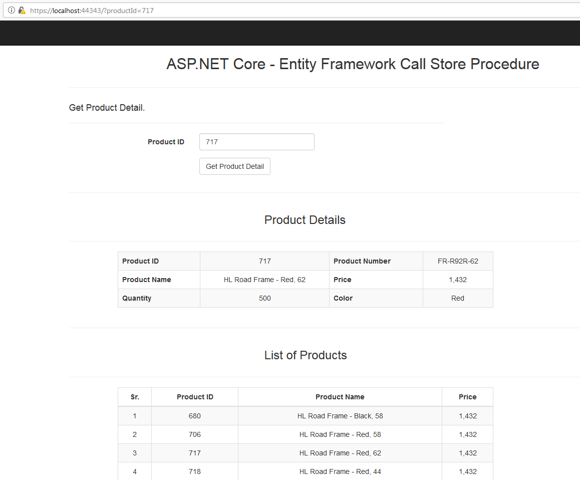 ASP.NET Core: Entity Framework Call Store Procedure - Asma's Blog