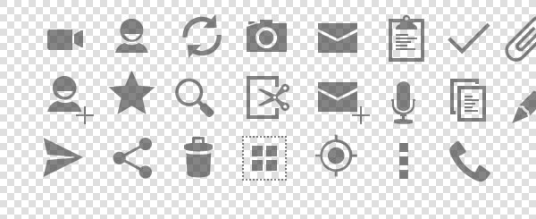 diananoias — SVG Vector Android Action Bar Icons :)