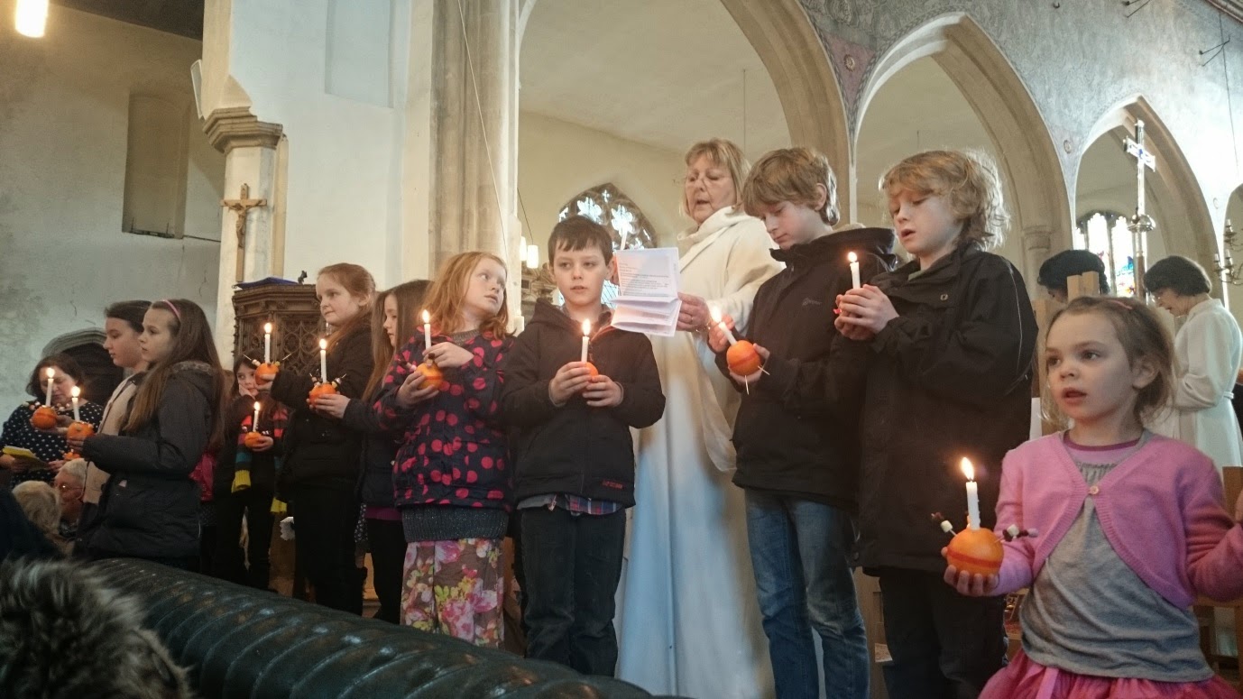 Hitcham's Blog: Christingle Service on Sunday