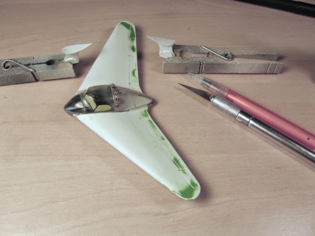 Wings of Intent: Scratchbuilt 1/72 Ford 15P Flying wing -Humpty-Dumpty ...