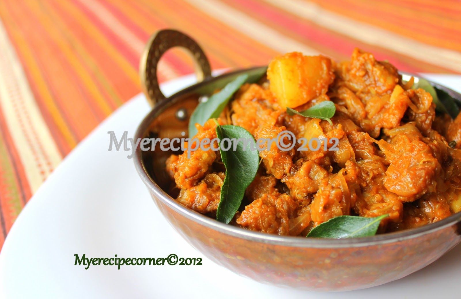 Mye's Kitchen: Mutton Potato Fry