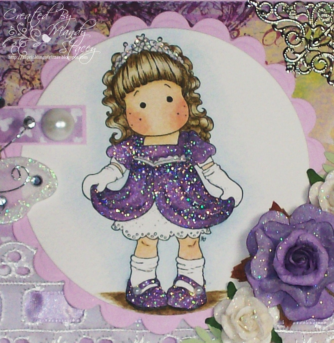 A Sprinkling of Glitter: Sparkly Princess Tilda - ATS DT Card & Mini ...