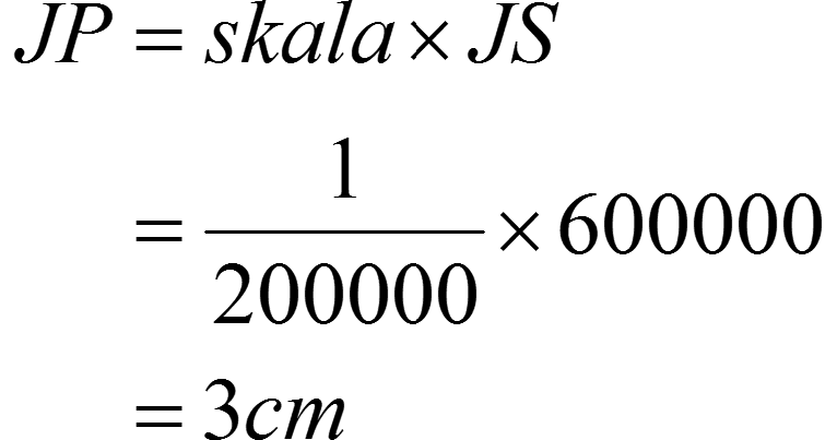 Contoh Soal Mencari Jarak Sebenarnya Pada Peta - Kuy Belajar