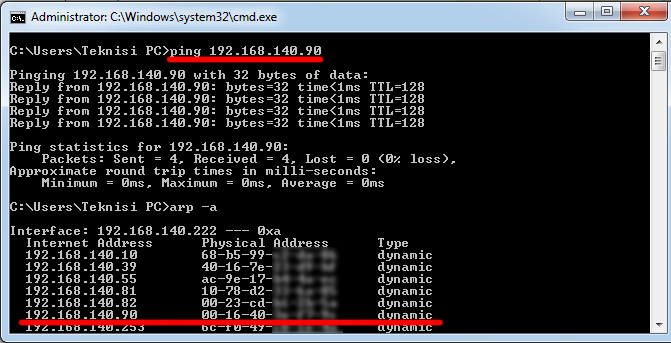 Gan~San: Cara mengetahui MAC Adress dari IP Address