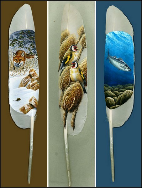 Simply Creative: Feather Art by Ian Davey