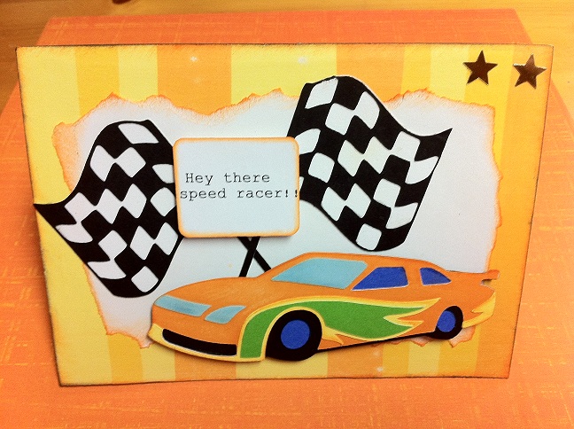 CaliCreationz: Race Car card