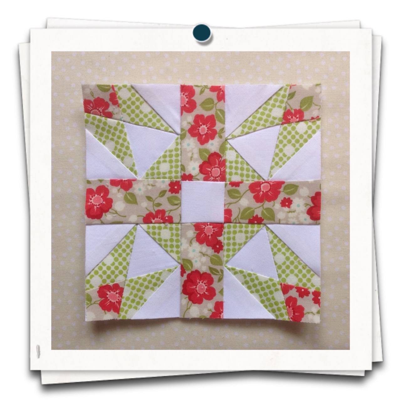 Chatelaine- Free BOW Sampler Quilt Block 77 - Threadbare Creations