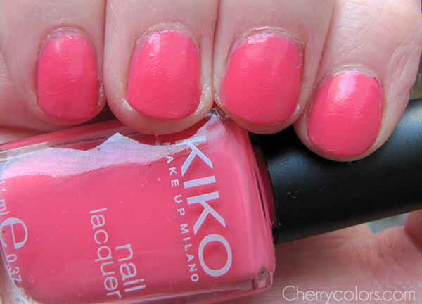 NOTD: Kiko Strawberry Pink (360) - Cherry Colors - Cosmetics Heaven!