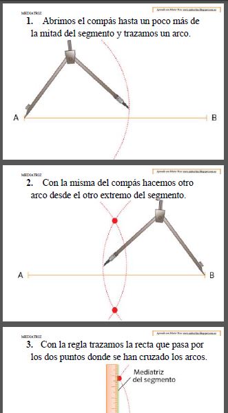 Aprende con Míster Tiza: USO DEL COMPÁS Y EL TRANSPORTADOR DE ÁNGULOS ...