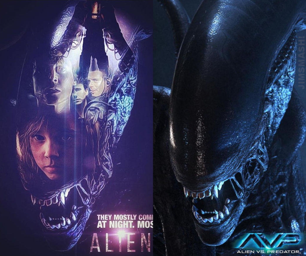 JIMSMASH ! ! !: WRONG ALIEN: 'ALIENS' TRIBUTE POSTER USES ALIEN FROM 'AVP'