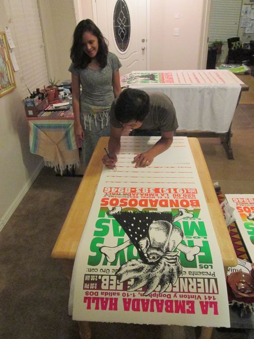 Desert Triangle Print Carpeta: Los Dos and Tim Razo