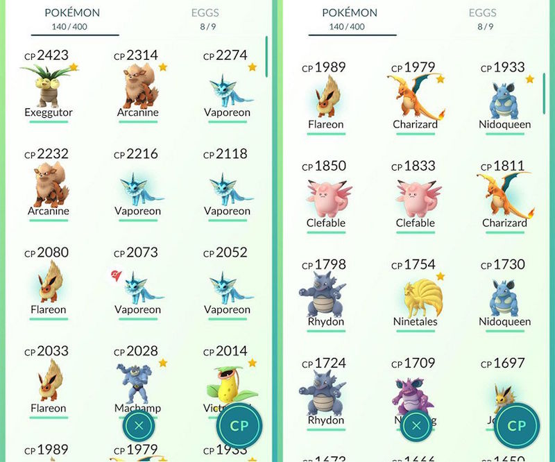 Pokemon Go: How Much Combat Power it Needs to Evolve a 1000/2000+ CP ...