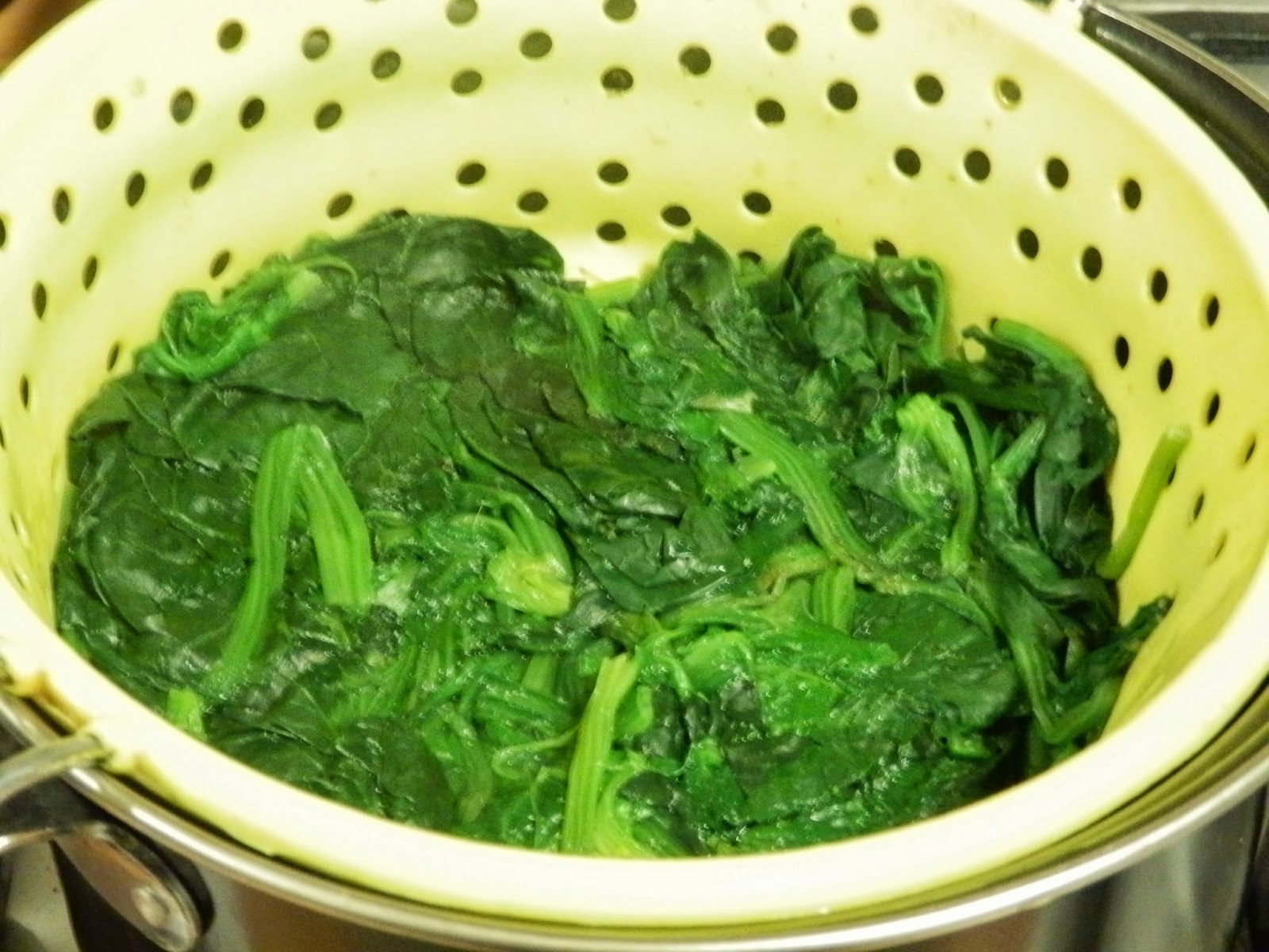 LA MANSA MESA : Espinacas a la mantequilla