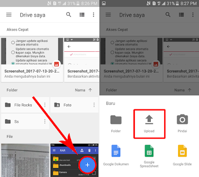 Cara Upload File di Google Drive Via Aplikasi Android - blog kibe