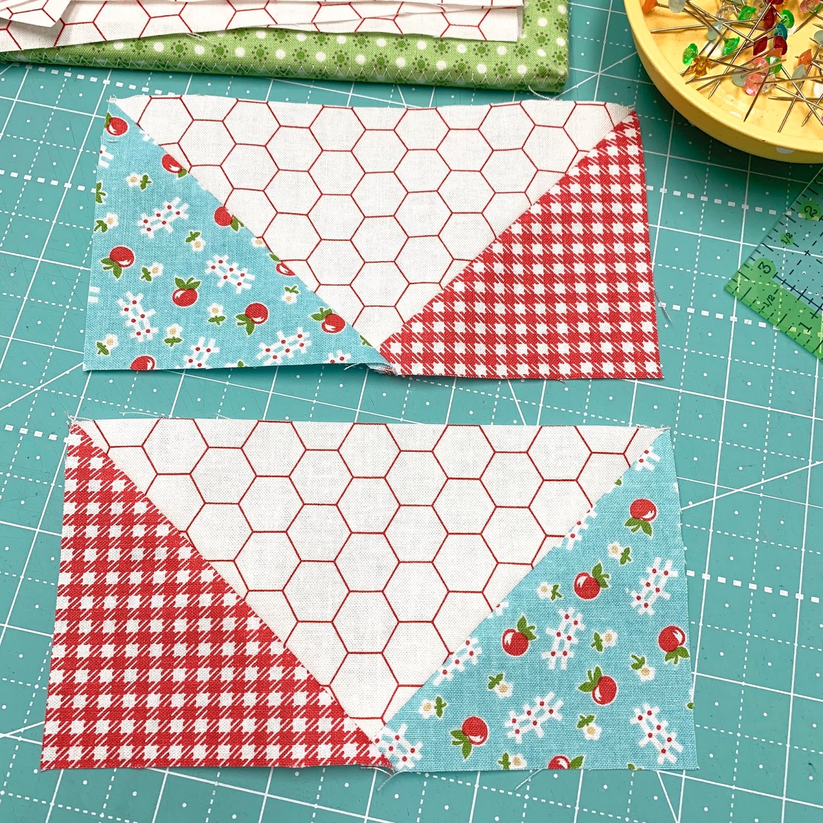 Bee In My Bonnet: Vintage Block Along Block Two - Pattern Basket Block ...