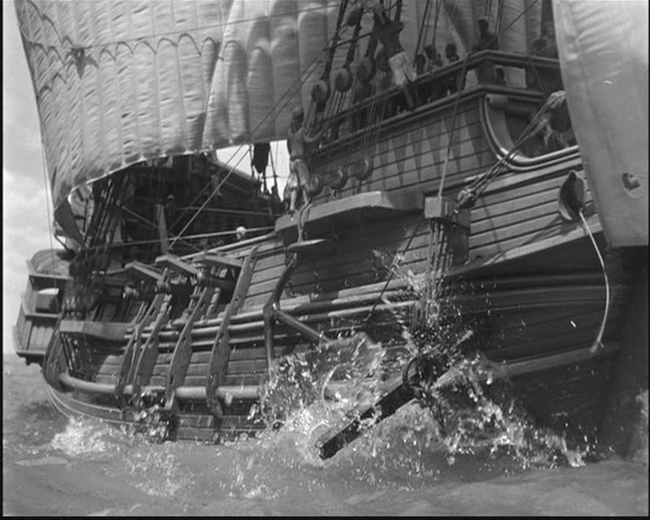 model ships in the cinema: The Sea Hawk 1940