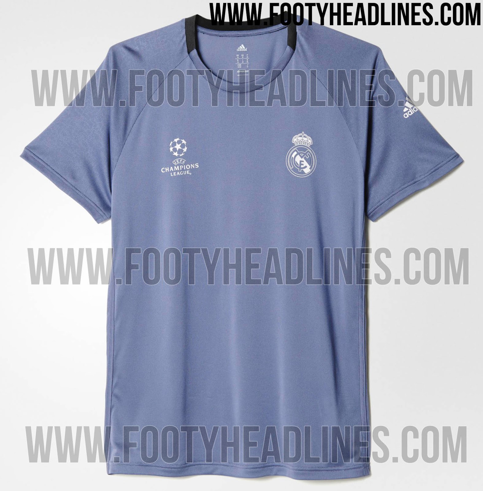 Real Madrid 16-17 Champions League Training Shirt Leaked - Footy Headlines