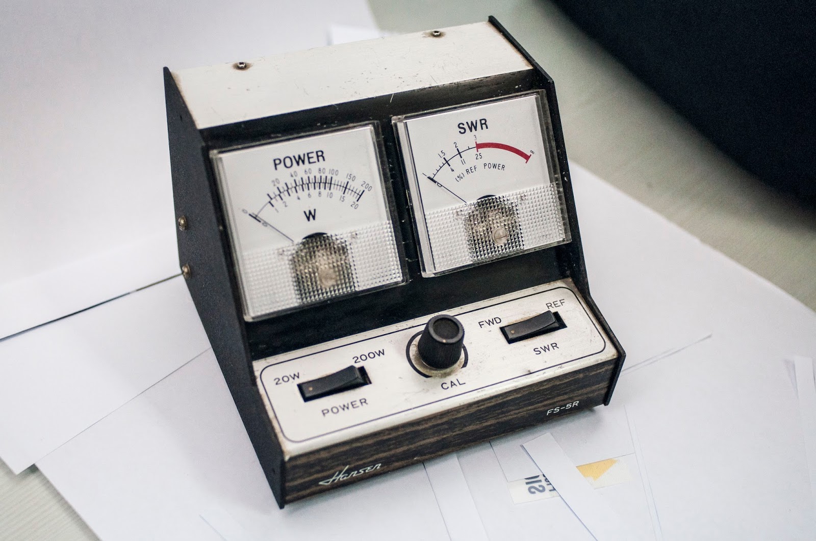 VINTAGE RADIO : HANSEN SWR-POWER METER model FS-5R ( SOLD )