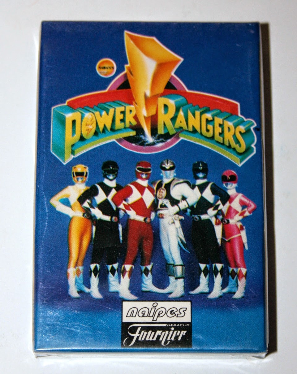 EL DRAGON DORADO: BARAJA DE CARTAS FOURNIER DECK OF CARDS POWER RANGER ...