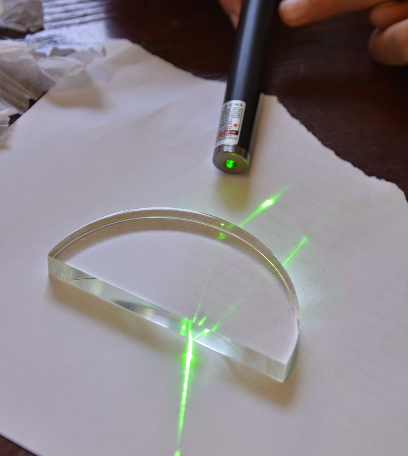 A school of fish: Refraction