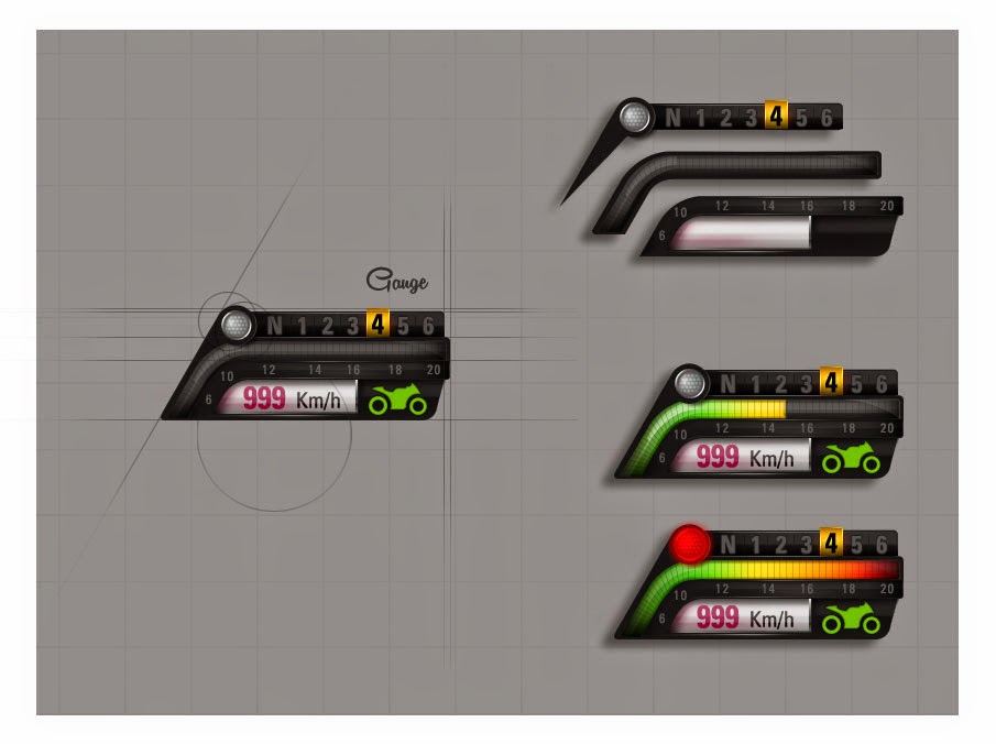 Randy Gerson: Game Artist: Car HUD
