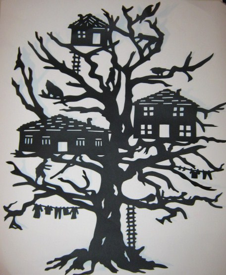 Paper Art Designs: Scherenschnitte Trees of Life