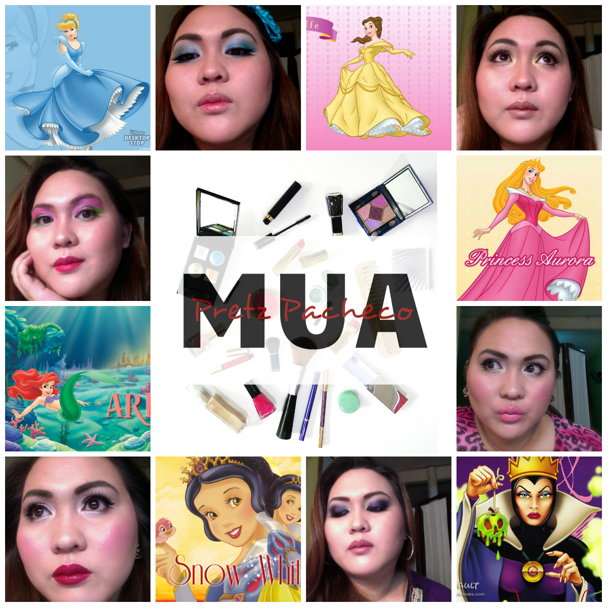 Makeup and Pretz Pacheco: Disney Princesses Inspired Makeup Look