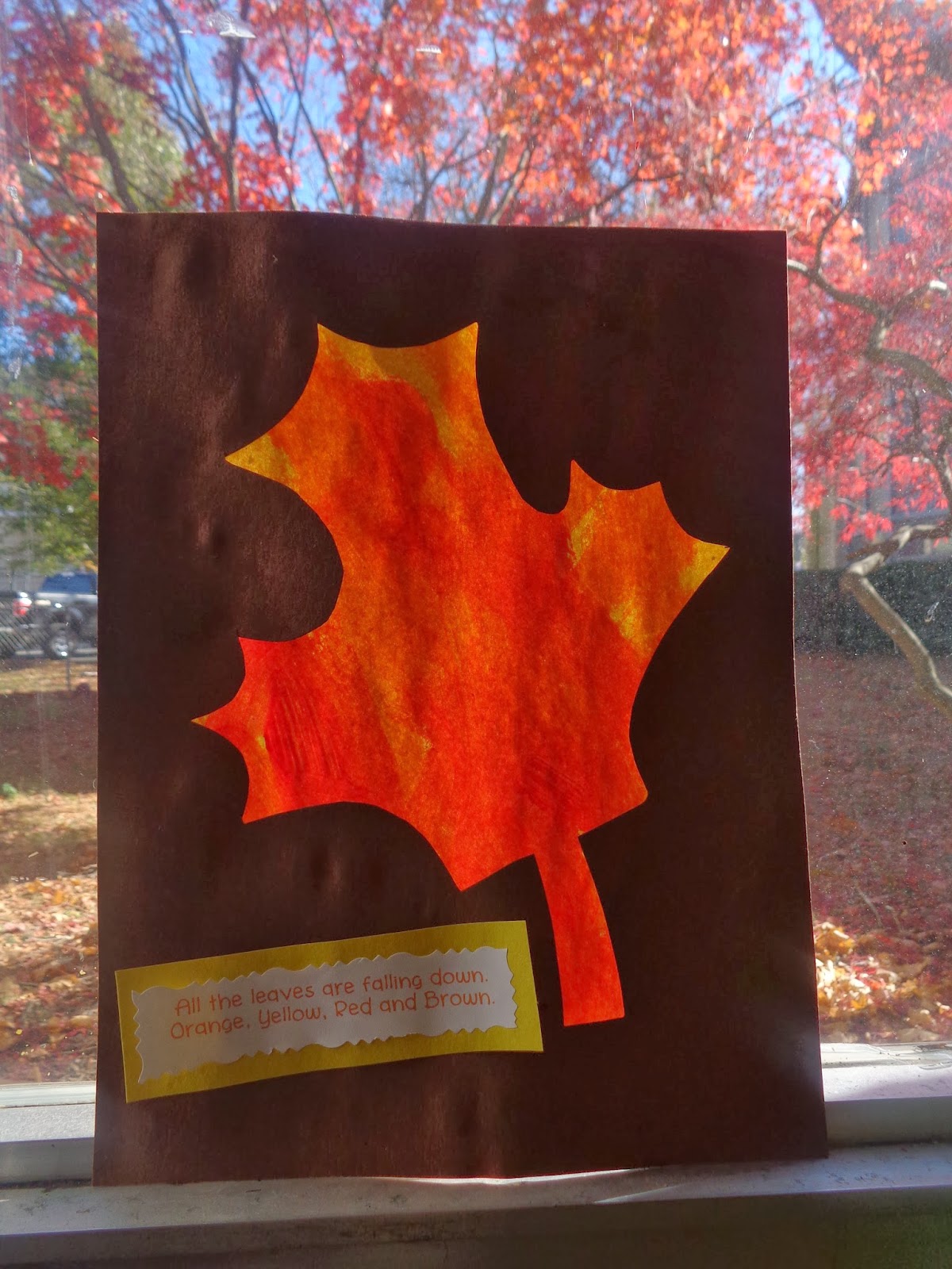 Terrific Preschool Years: Fall Leaves