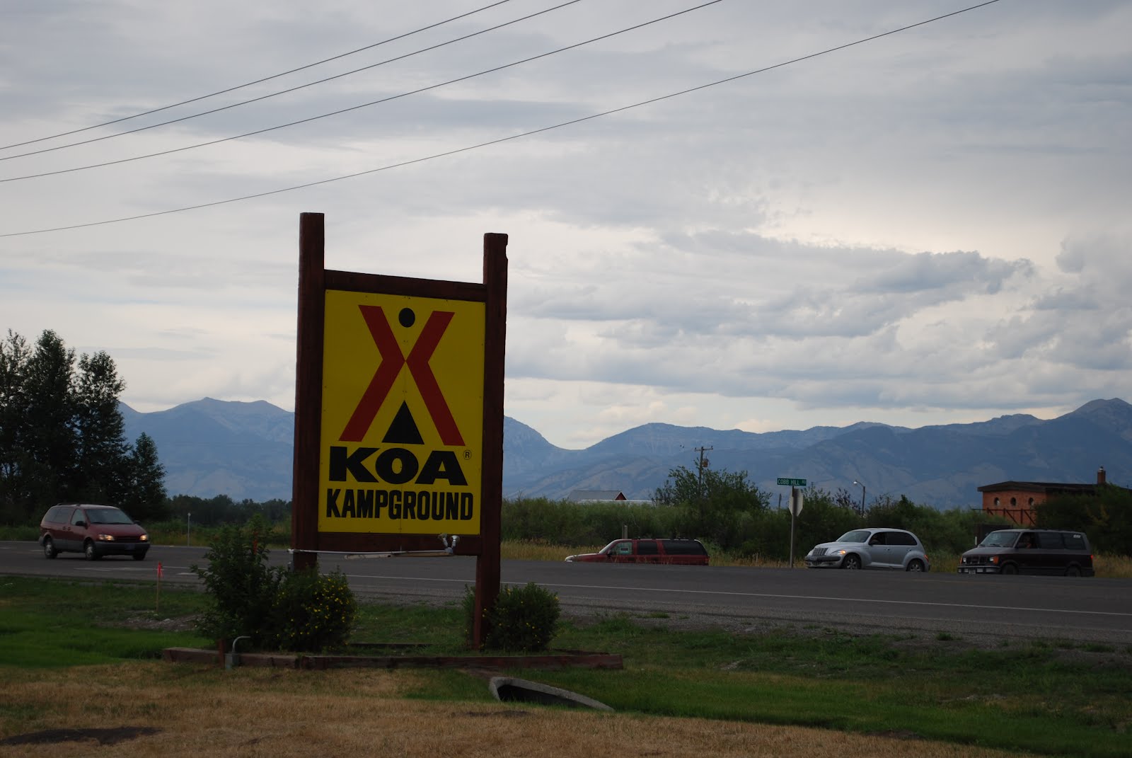 BLUE SKY AHEAD: Bozeman KOA Campground, Bozeman, Montana