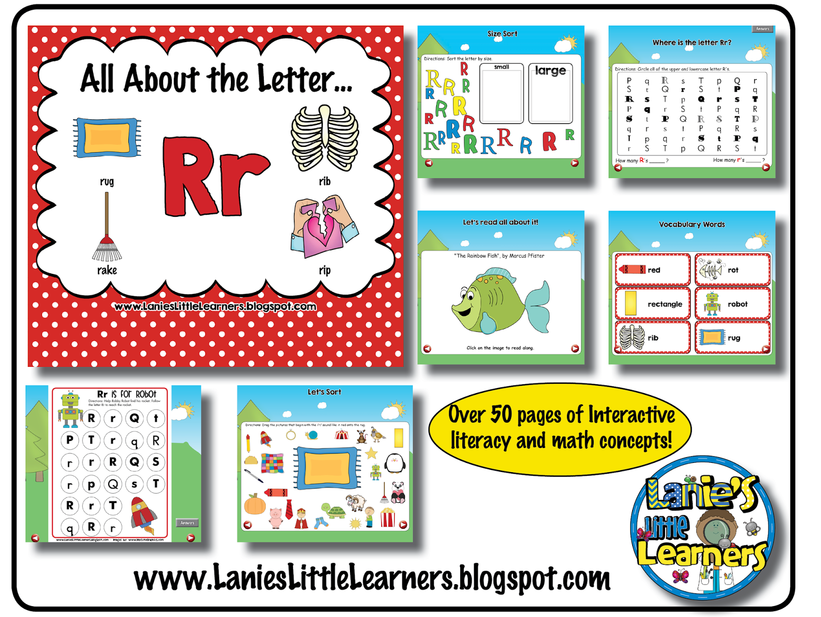 Lanie's Little Learners: All About the Letter Rr {Letter of the Week ...