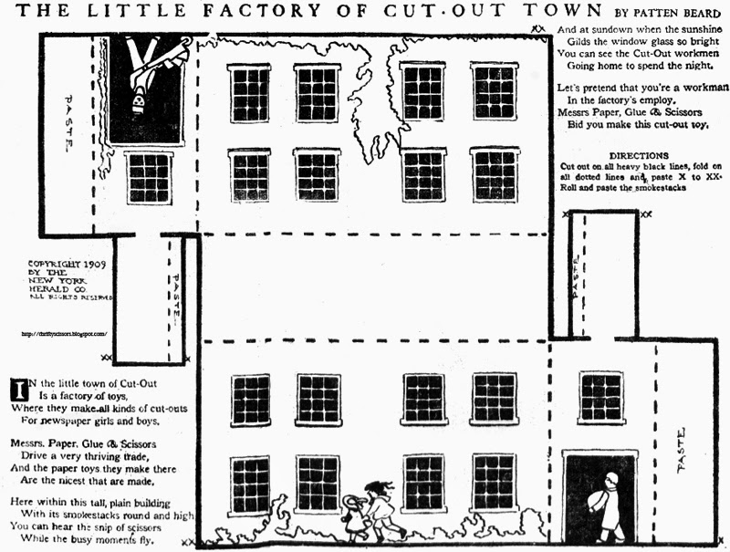 Little Factory from Cut-Out Town | Thrifty Scissors