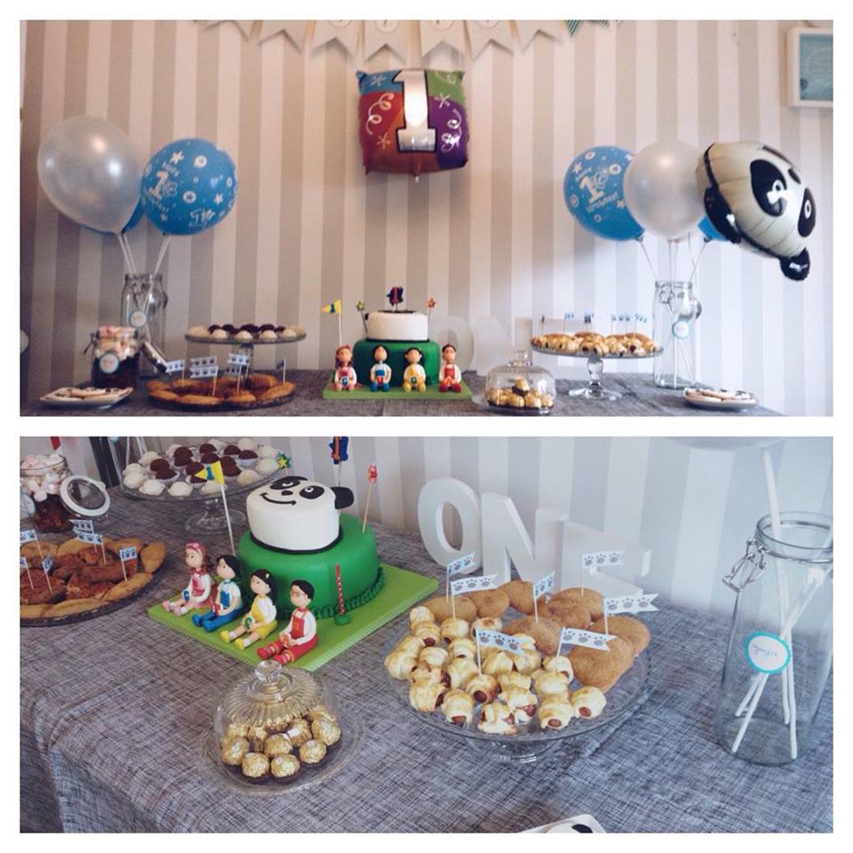 Sabores da Jo: A festa do primeiro aninho do Gustavo com o tema "Panda ...