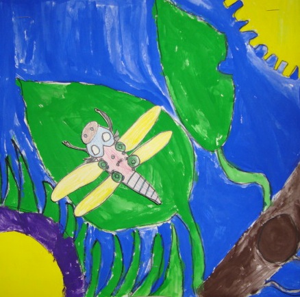 Thomas Elementary Art: 2nd Grade Bugs in Their Habitat